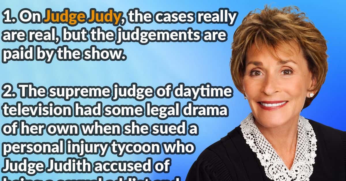 Admissible Facts About Judge Judy
