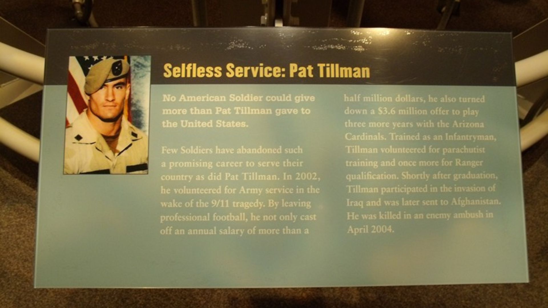Pat Tillman left the NFL to fight in Afghanistan—then died by friendly ...